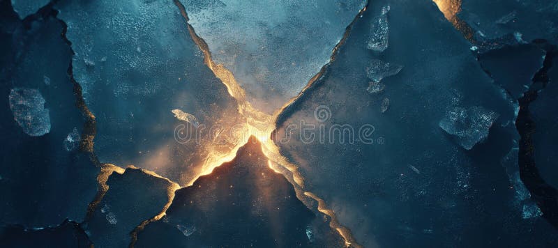 Fire Hot Stone Crack Texture Background, Heat, Lava Stock Illustration ...