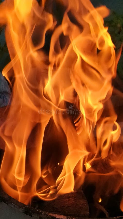 Fire in Houl Fery Hot and Red Stock Image - Image of houl, fire: 263373161