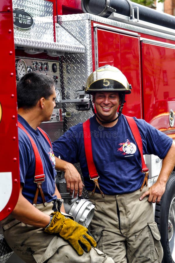 Firemen at a House Fire in Toledo, Ohio Editorial Photography - Image ...