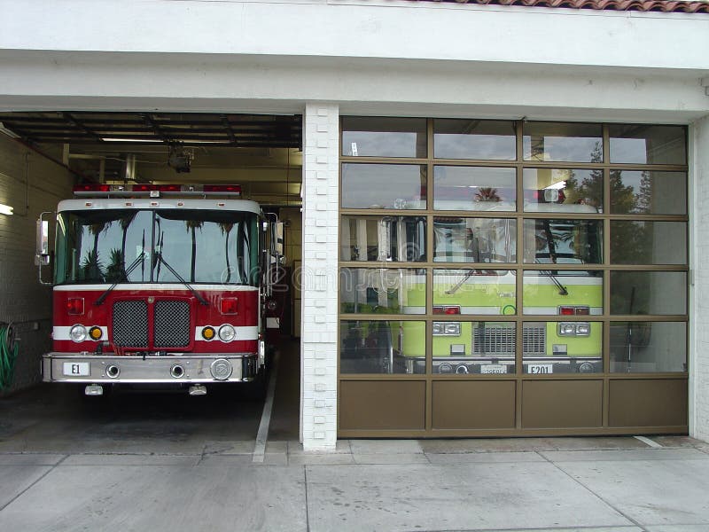 Fire House Engines stock photo. Image of tool, yellow, city - 328376