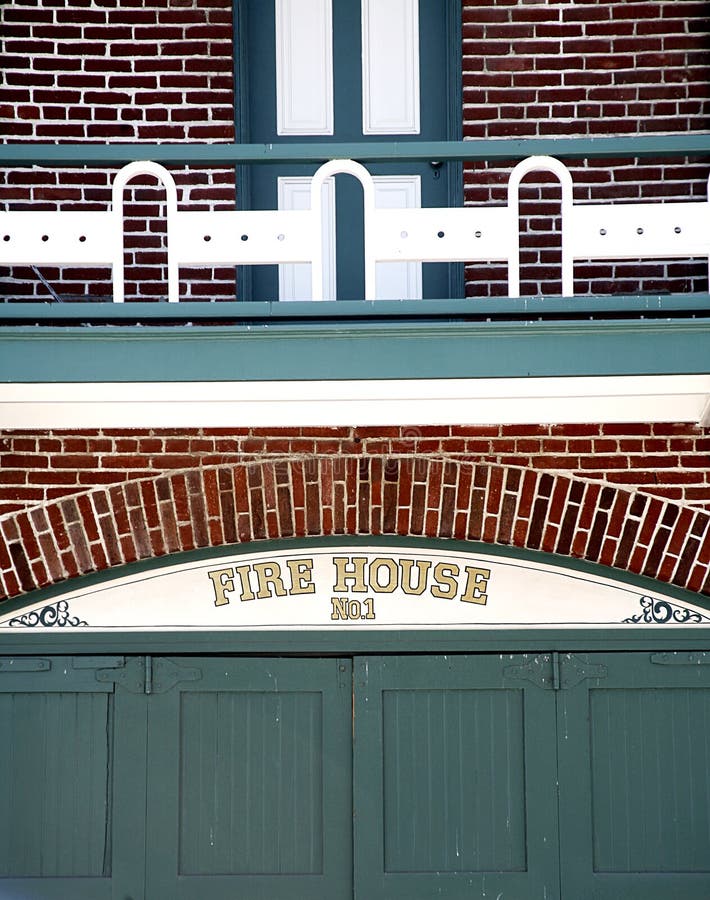 Fire House No. 1 stock image. Image of house, brick, vintage - 2798599