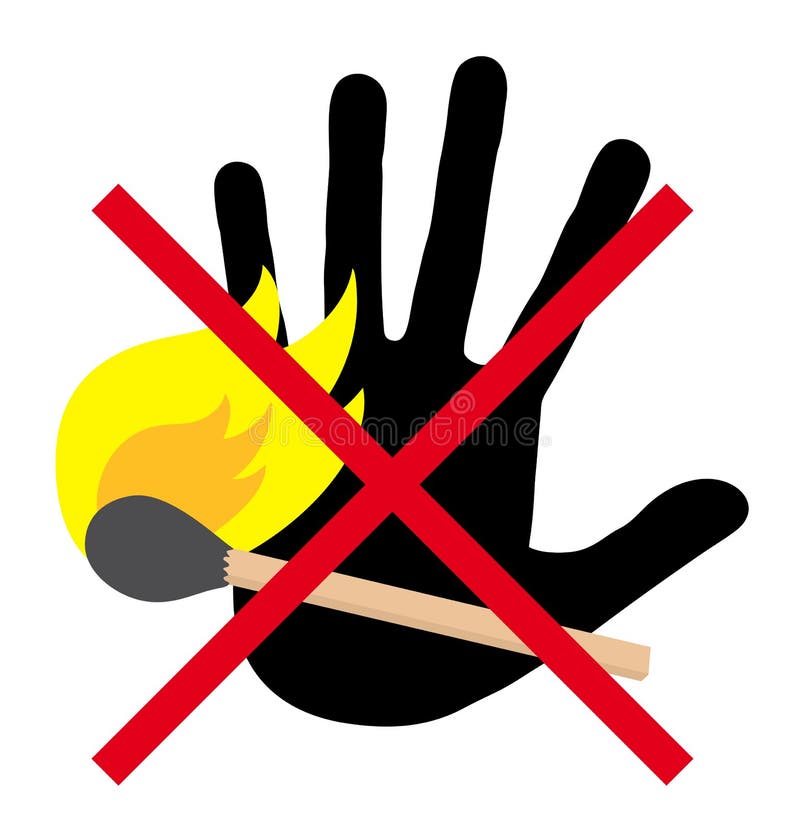 Fire human danger stock vector. Illustration of fasten - 25622478