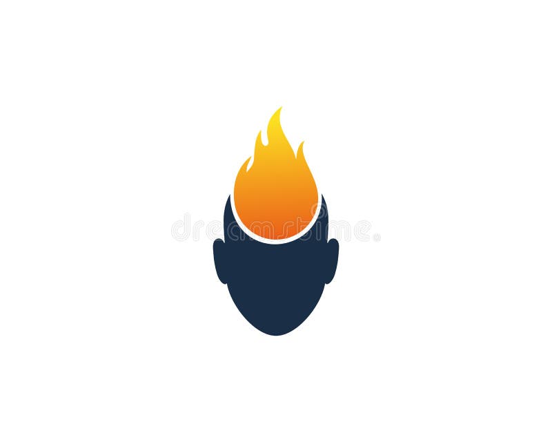Fire People Icon Logo Design Element Stock Vector - Illustration of ...