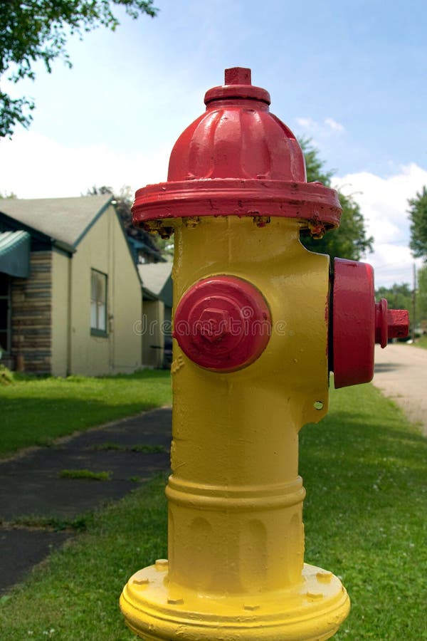 Fire Hydrant stock image. Image of yellow, precautions - 12424283