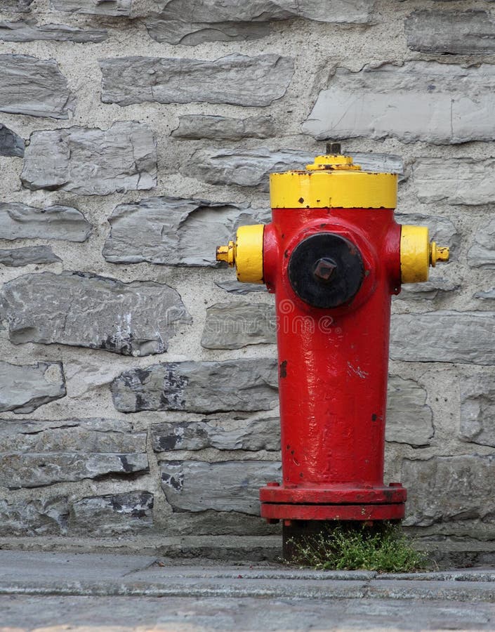 Red Hot Fire Hydrant stock photo. Image of hydrant, isolation - 1331342