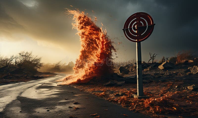 Fire Hydrant Alongside Road Stock Photo - Image of urban, object: 313353520