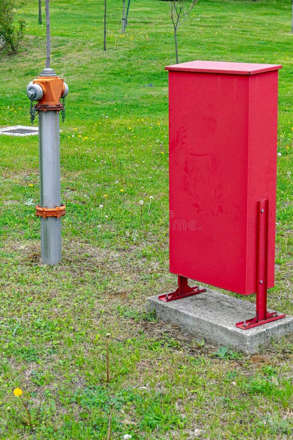 Fire Hydrant Box stock photo. Image of firefighters - 217086390