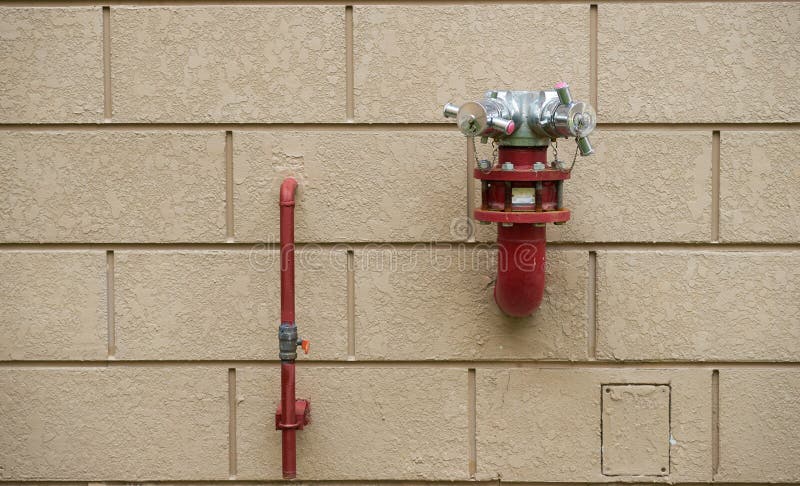 Fire Water Hydrant on Side of Road Stock Photo - Image of faucet, pipe ...