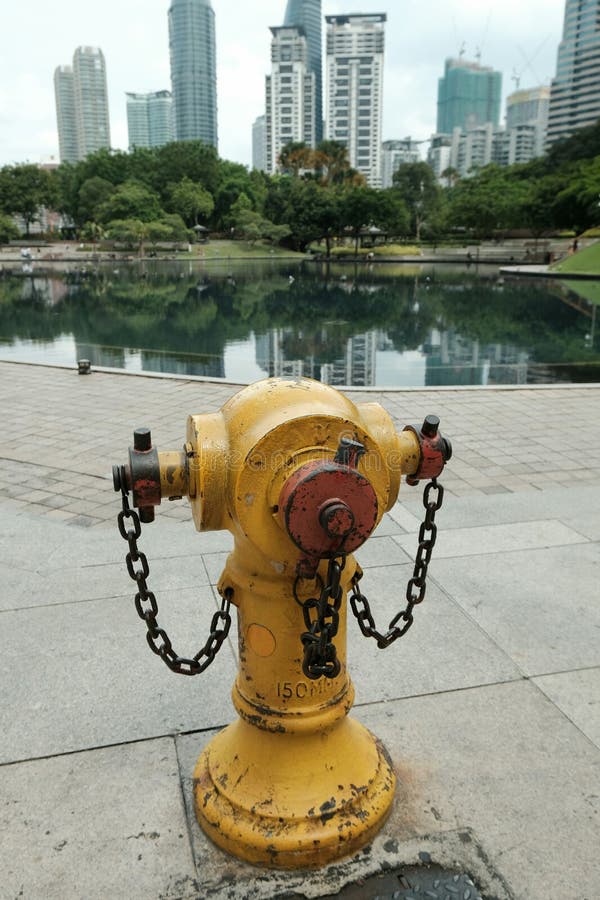 Fire hydrant in the city stock photo. Image of city - 175897442