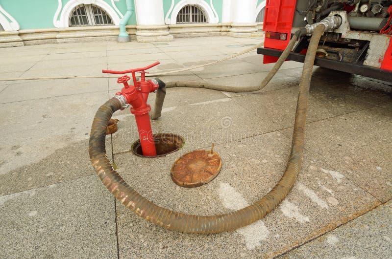 Fire Hydrant - a Device for Sampling Water. Stock Photo - Image of ...