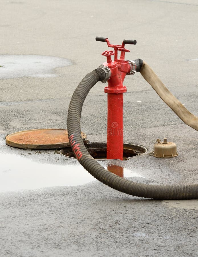 Fire Hydrant - a Device for Sampling Water. Stock Photo - Image of ...