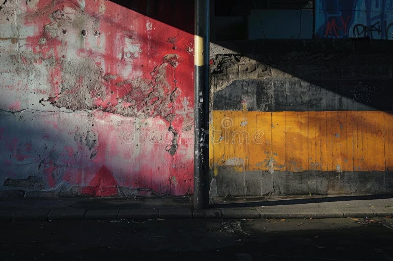 Fire Hydrant on Exterior Wall of Building, Urban Scene Stock Image ...