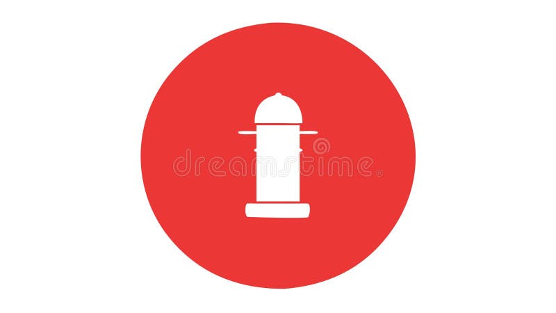 Fire Hydrant Flat Vector Icon, Safety and Emergency Graphic, Vector Design Generative AI Stock ...