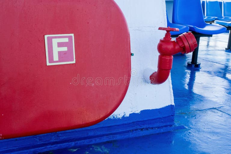Fire Hydrant, Greek Ferry stock photo. Image of greek - 60243266
