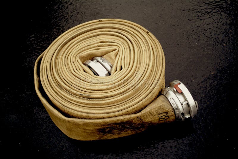 Fire Hydrant Hose stock photo. Image of hydrant, rubber - 8321008