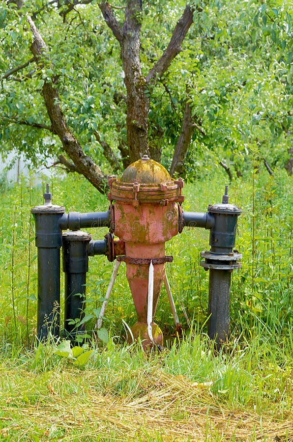 Fire Hydrant. Hydrant Close Up. Hydrant Closeup. Single Fire Hydrant ...