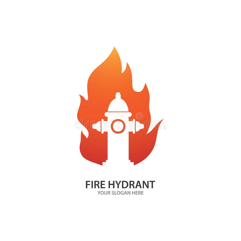 Fire hydrant logo and icon stock vector. Illustration of nozzle - 190759177