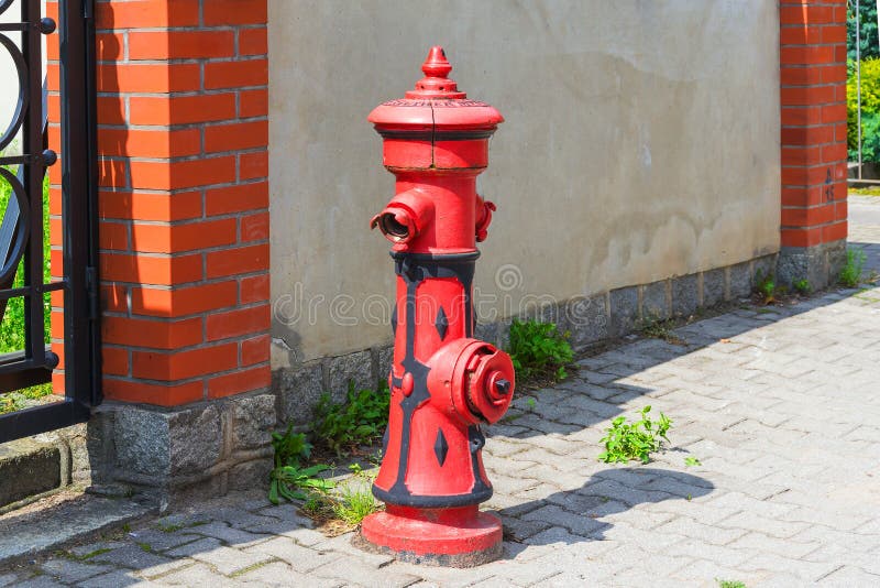 Fire hydrant stock image. Image of wall, hydrant, former - 61065261