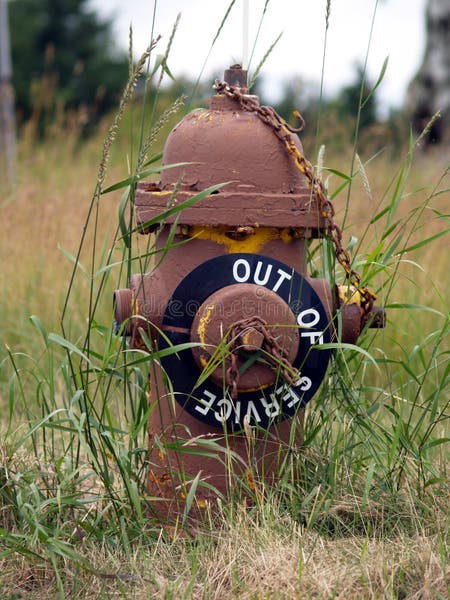 Fire Hydrant Out of Service Stock Photo - Image of hydrant, unneeded ...