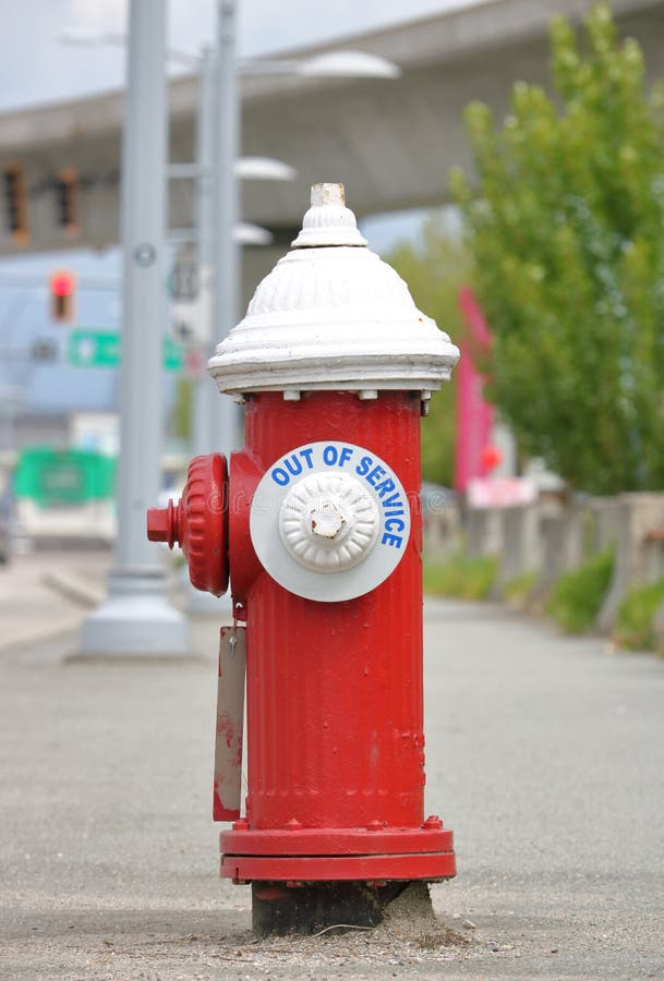 Fire Hydrant Out of Service Stock Photo - Image of city, traditional ...