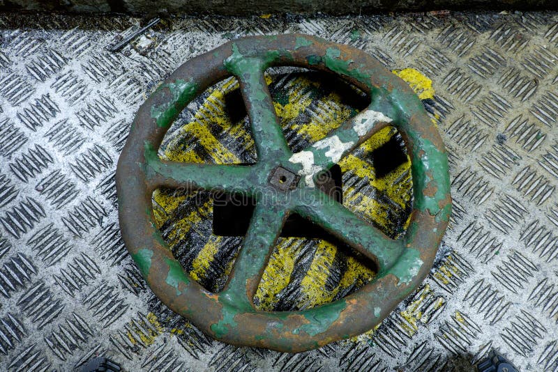 Fire hydrant points side stock photo. Image of pipe, power - 52252370