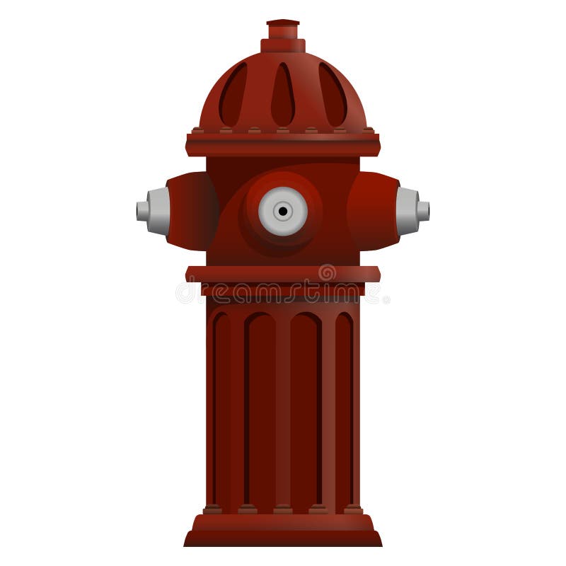 Red Fire Hydrant Realistic Stock Illustrations – 115 Red Fire Hydrant ...