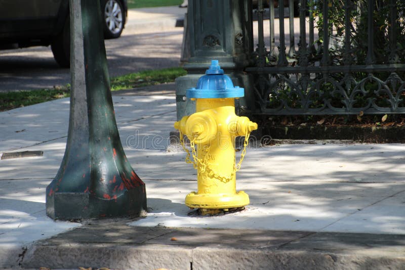 Fire hydrant stock photo. Image of pavement, sidewalk - 71801746