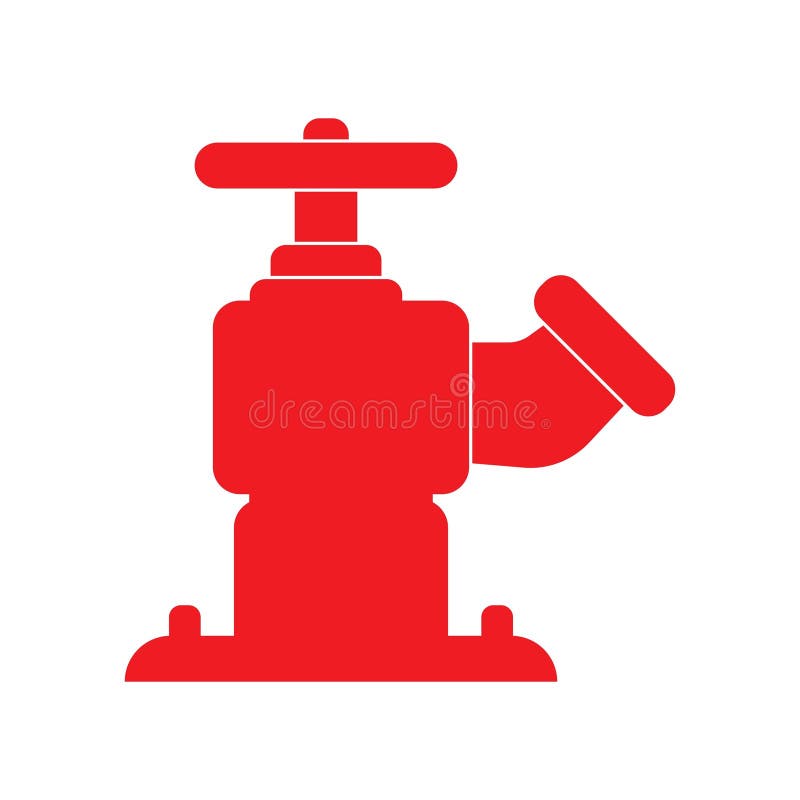 Fire Hydrant Symbol Icon, Logo Vector Illustration Design Template ...