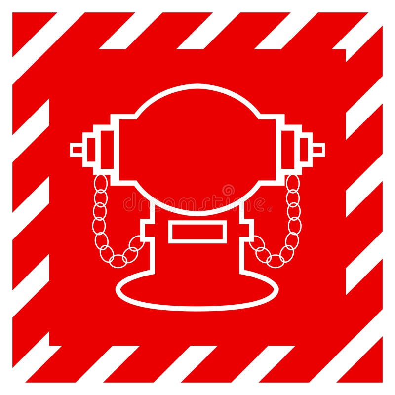 Fire Hydrant Symbol Sign, Vector Illustration, Isolate on White ...