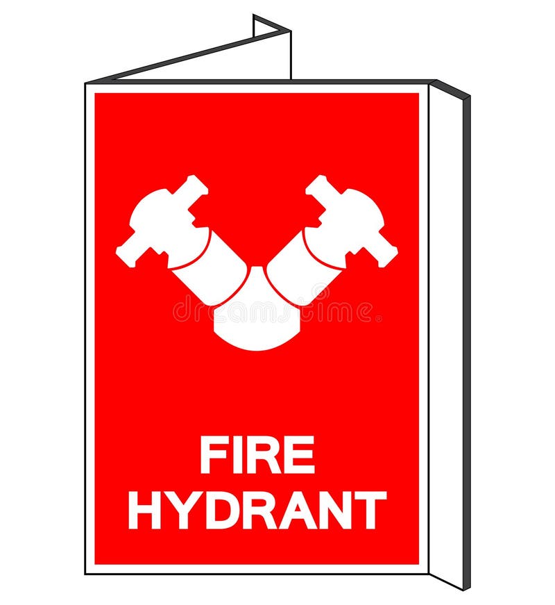 Fire Hydrant Symbol Sign, Vector Illustration, Isolate on White ...
