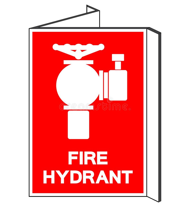 Fire Hydrant Symbol Sign ,Vector Illustration, Isolate on White ...