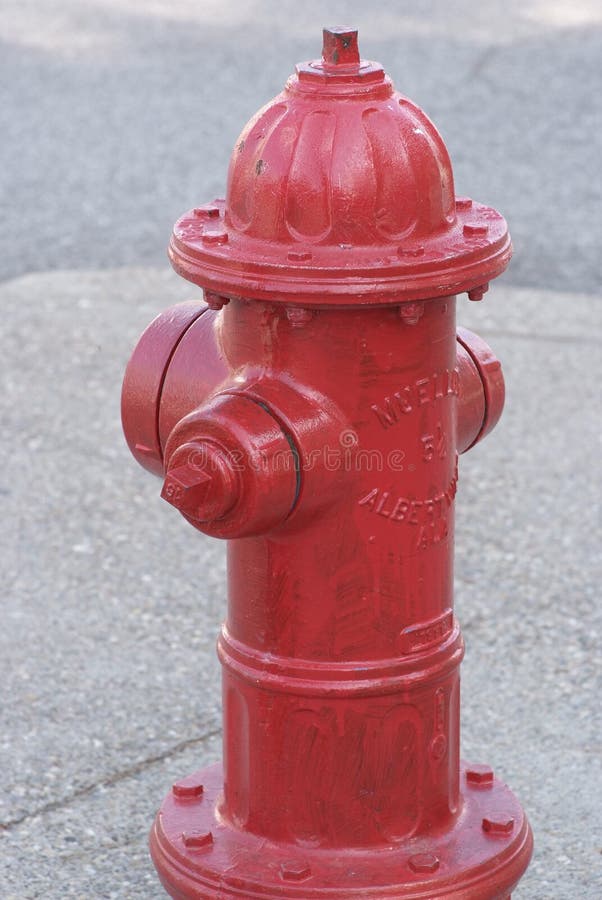 Fire Hydrant on Urban Street Corner Stock Photo - Image of safety, fire ...