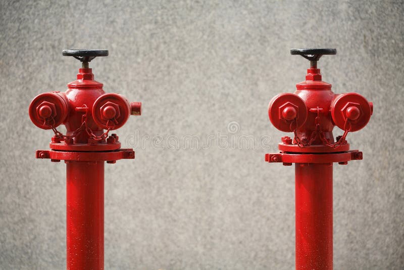 Fire hydrants side by side stock image. Image of people - 187989377