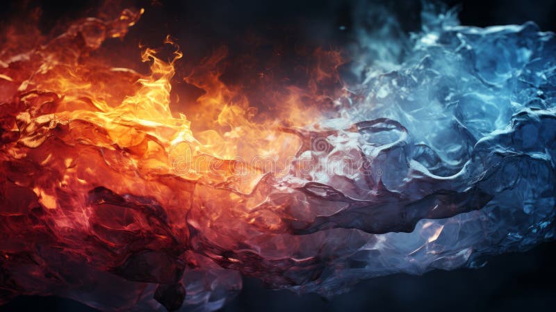 Fire Ice Flames Background Stock Illustrations – 345 Fire Ice Flames ...