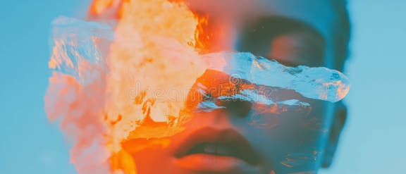 Fire and Ice Collide in a Striking Double Exposure Exploration of ...