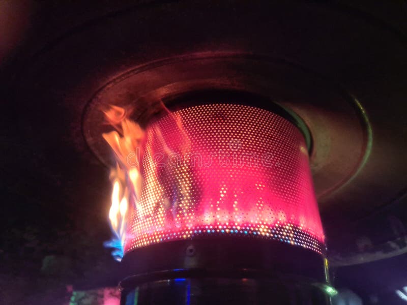 Fire and Ice and Here Fire Flames are Fuming Stock Image - Image of ...