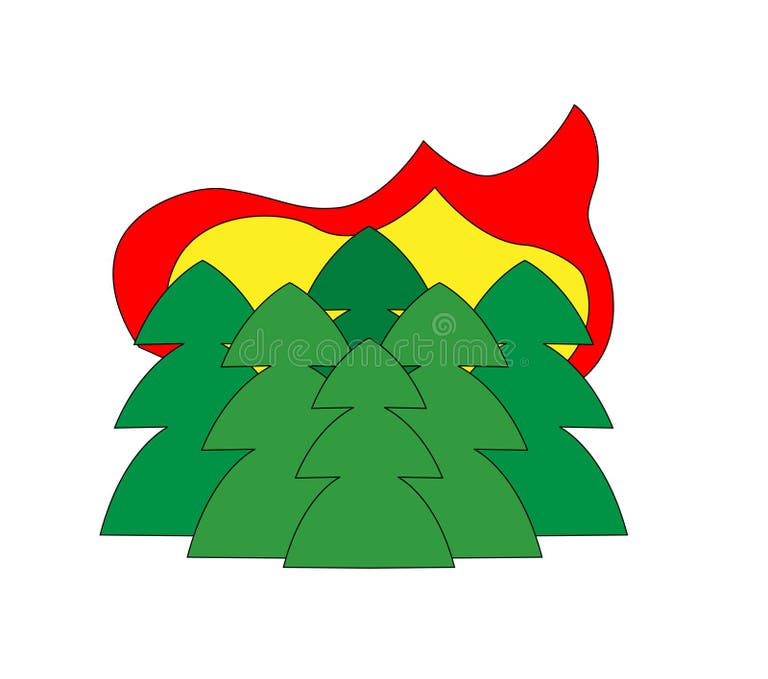 Picture Forest Fire Stock Illustrations – 97,691 Picture Forest Fire ...