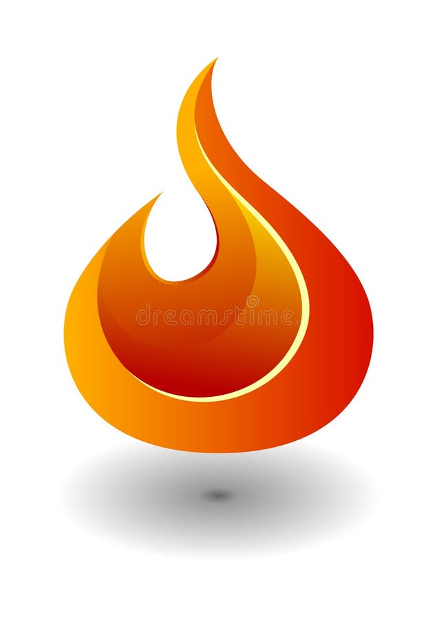 Fire icon. Design element stock vector. Illustration of bonfire - 116701113
