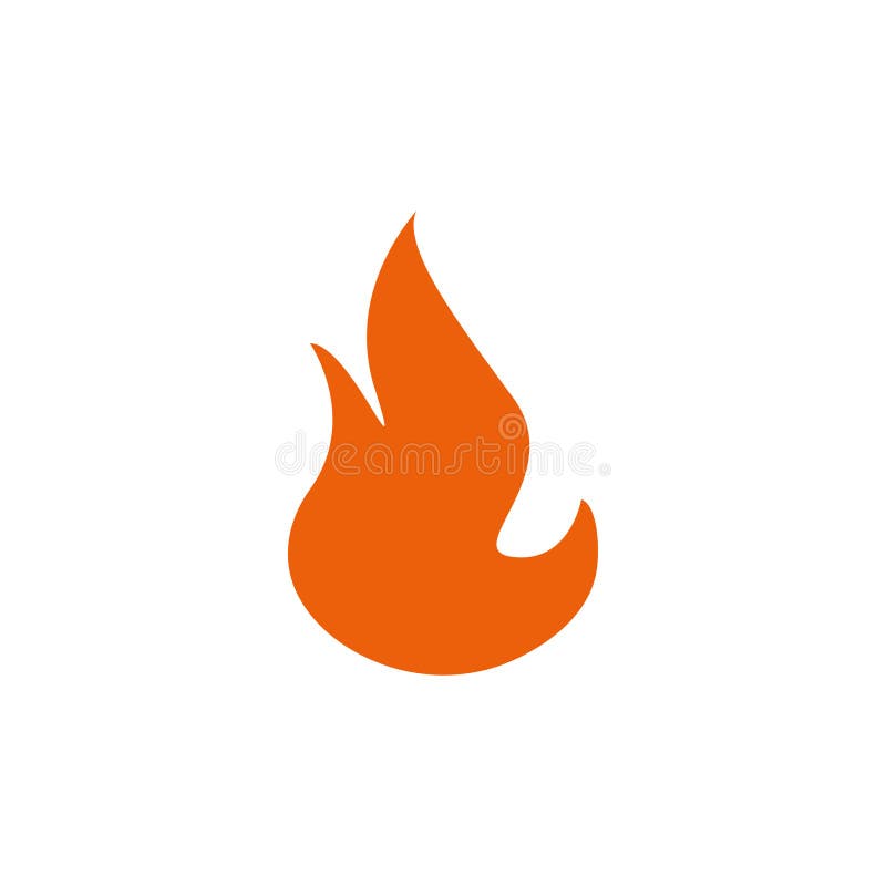 Fire Icon Design Template Vector Isolated Stock Vector - Illustration ...