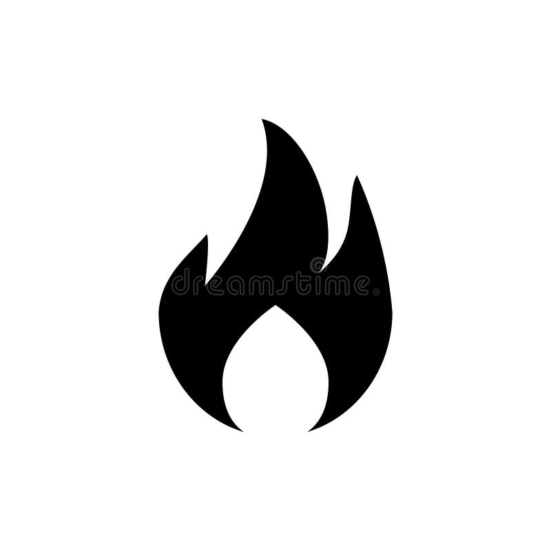 Fire Icon Design Vector Template Stock Vector - Illustration of ignite ...
