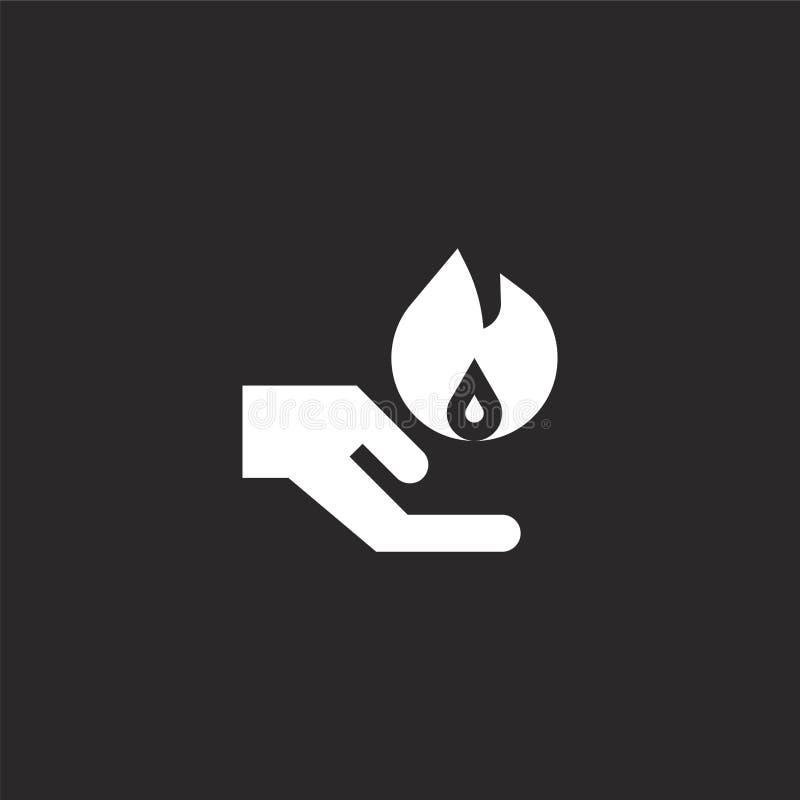 Fire Icon. Filled Fire Icon for Website Design and Mobile, App ...