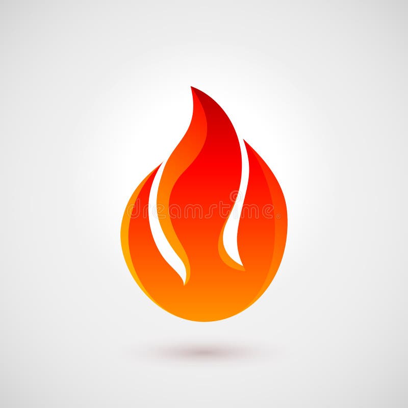 Fire Icon stock illustration. Illustration of burn, element - 91822468