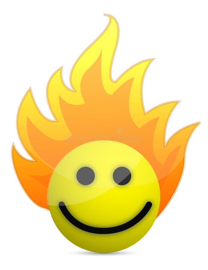 Fire Ball Angry Cartoon Face Vector Stock Vector - Illustration of logo ...