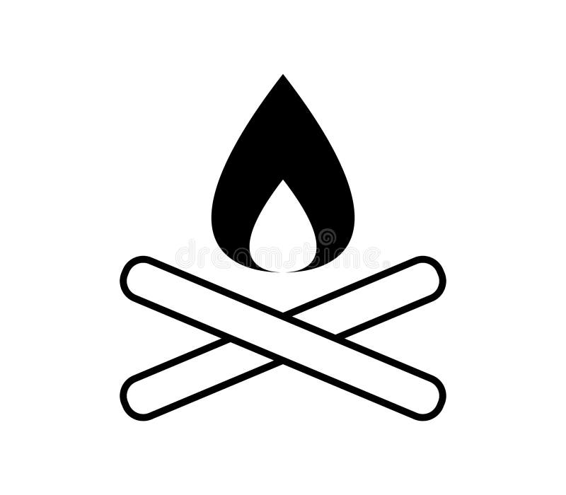 Fire Van Icon Illustrated in Vector on White Background Stock ...