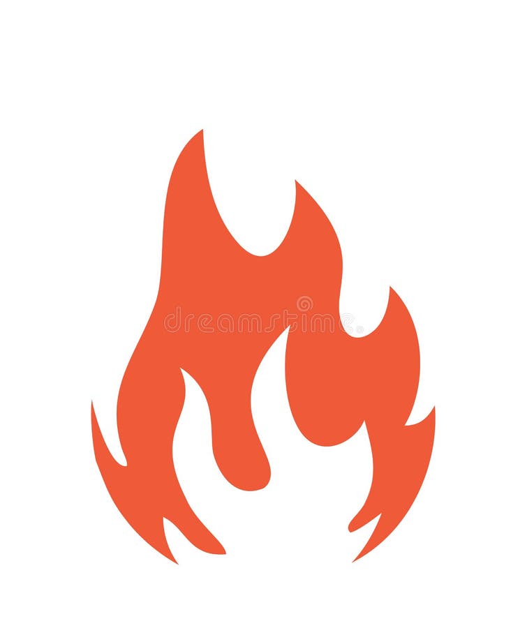 Fire. Icon Illustration for Design Stock Vector - Illustration of ...
