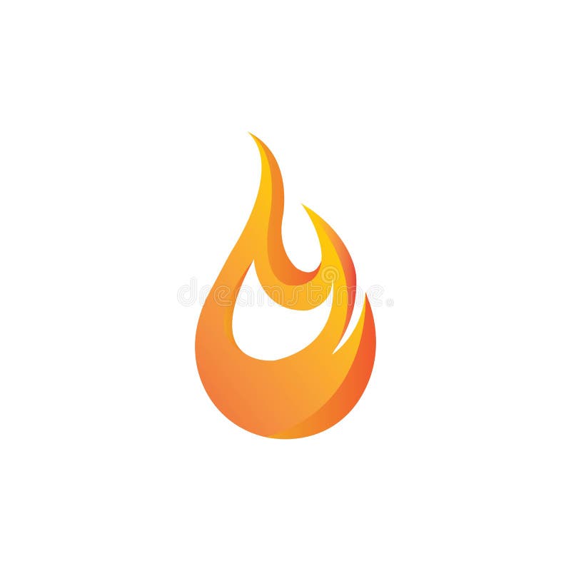 Fire Icon Logo Vector Design Template Stock Illustration - Illustration ...
