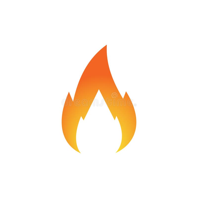 Fire Color Icon stock vector. Illustration of vector - 118439286
