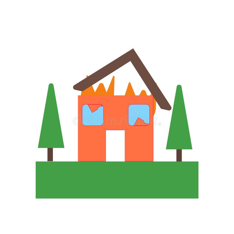 Fire Icon Vector Isolated on White Background, Fire Sign , Disaster ...