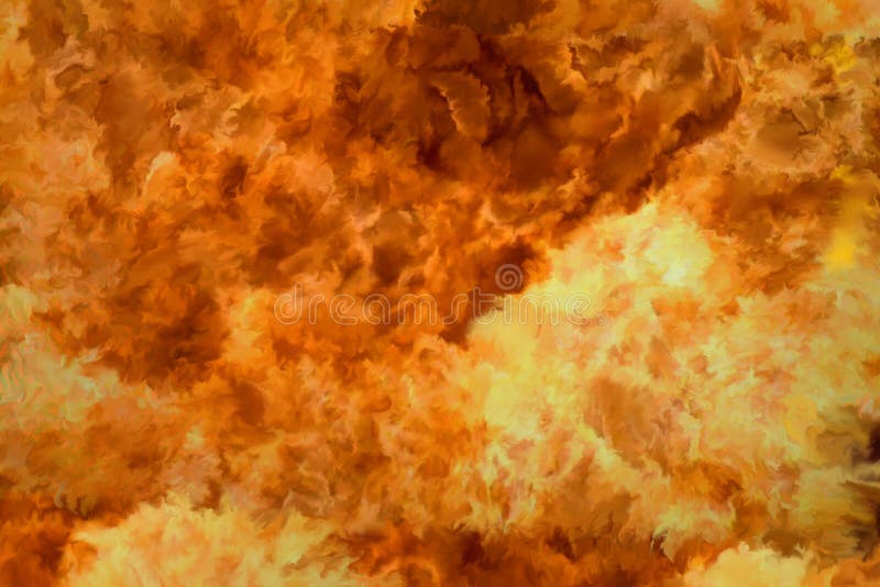 Fire Illustration, Explosion Stock Illustration - Illustration of ...