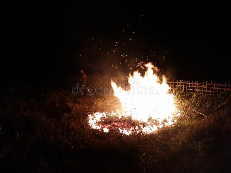 Fire burning stock photo. Image of vivo, inside, fire - 107351846